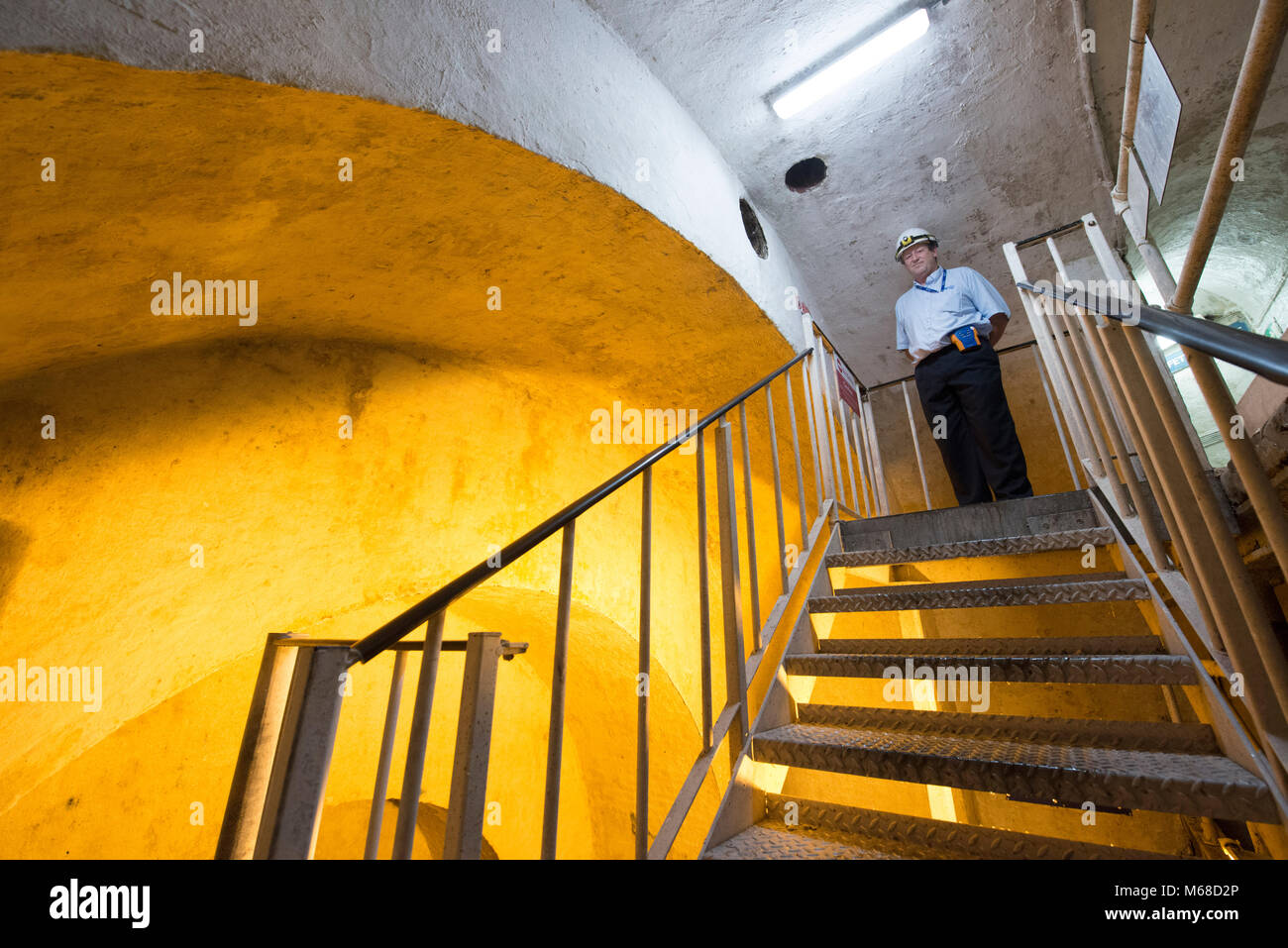 brighton sewer tour in the old victorian sewers underground Stock Photo ...
