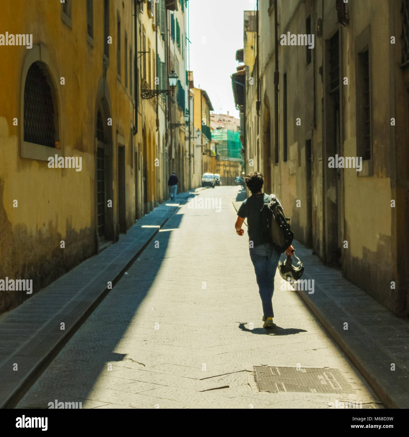 Firenze man back hi-res stock photography and images - Alamy