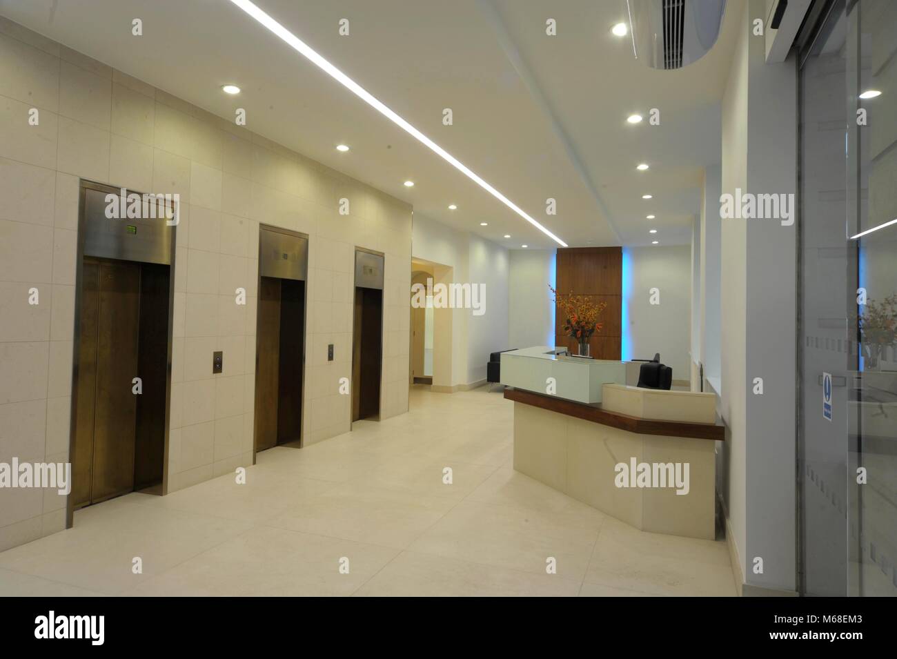 Commercial Interiors, reception Stock Photo - Alamy