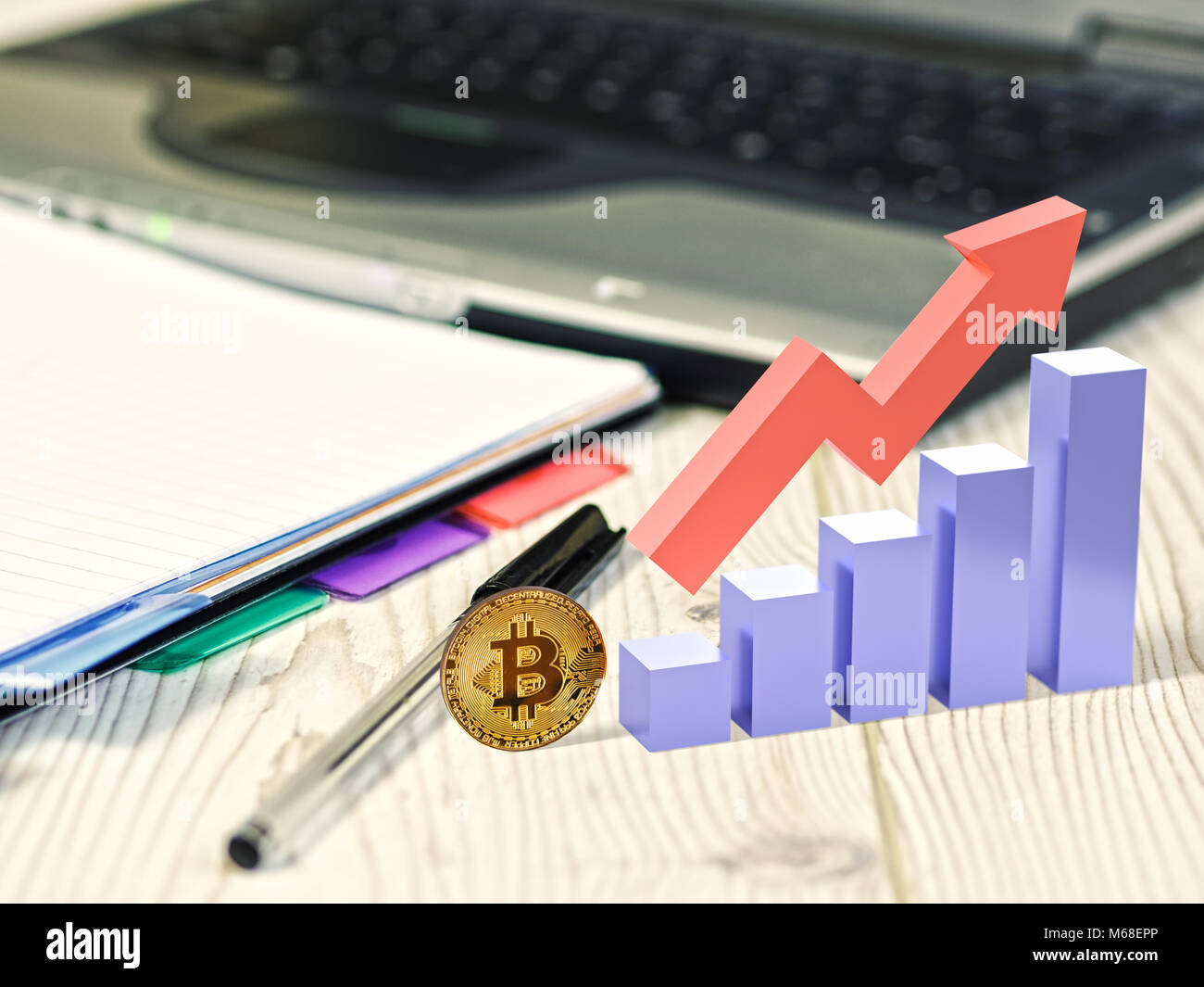Bitcoin chart view hi-res stock photography and images - Alamy