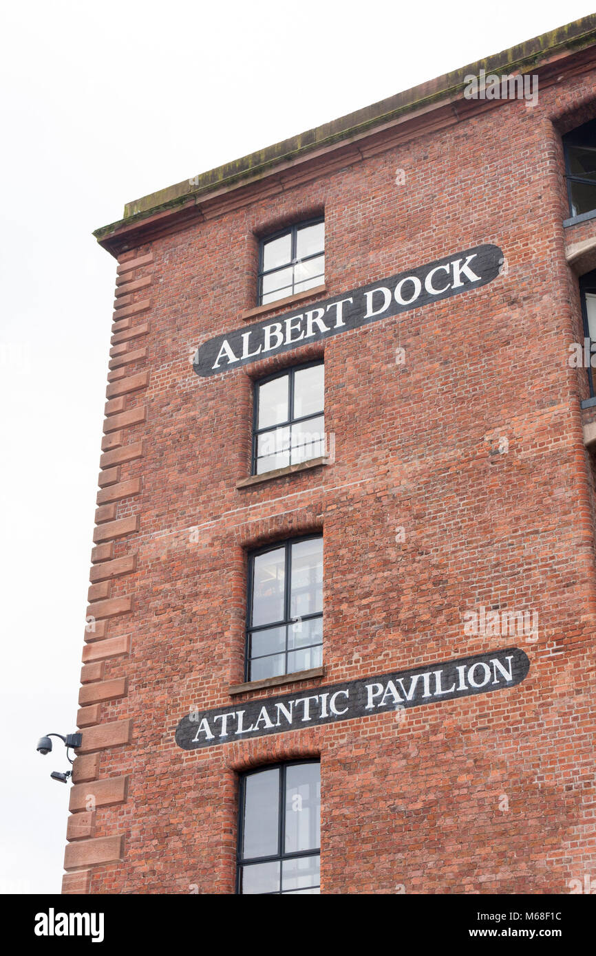 Exterior of Atlantic Pavilion building, Albert Dock, Liverpool ...