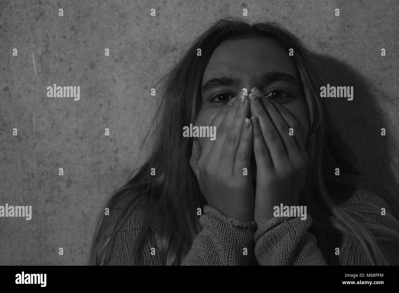 Hidden identity faceless Black and White Stock Photos & Images - Alamy