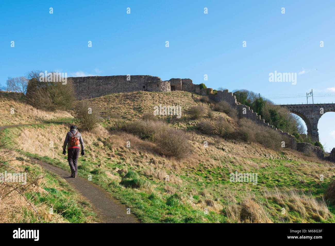 Berwick castle and ramparts hi-res stock photography and images - Alamy