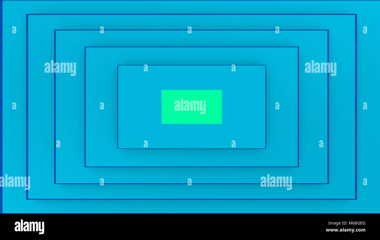 An op art 3d illustration of a rectangular background composed of ...