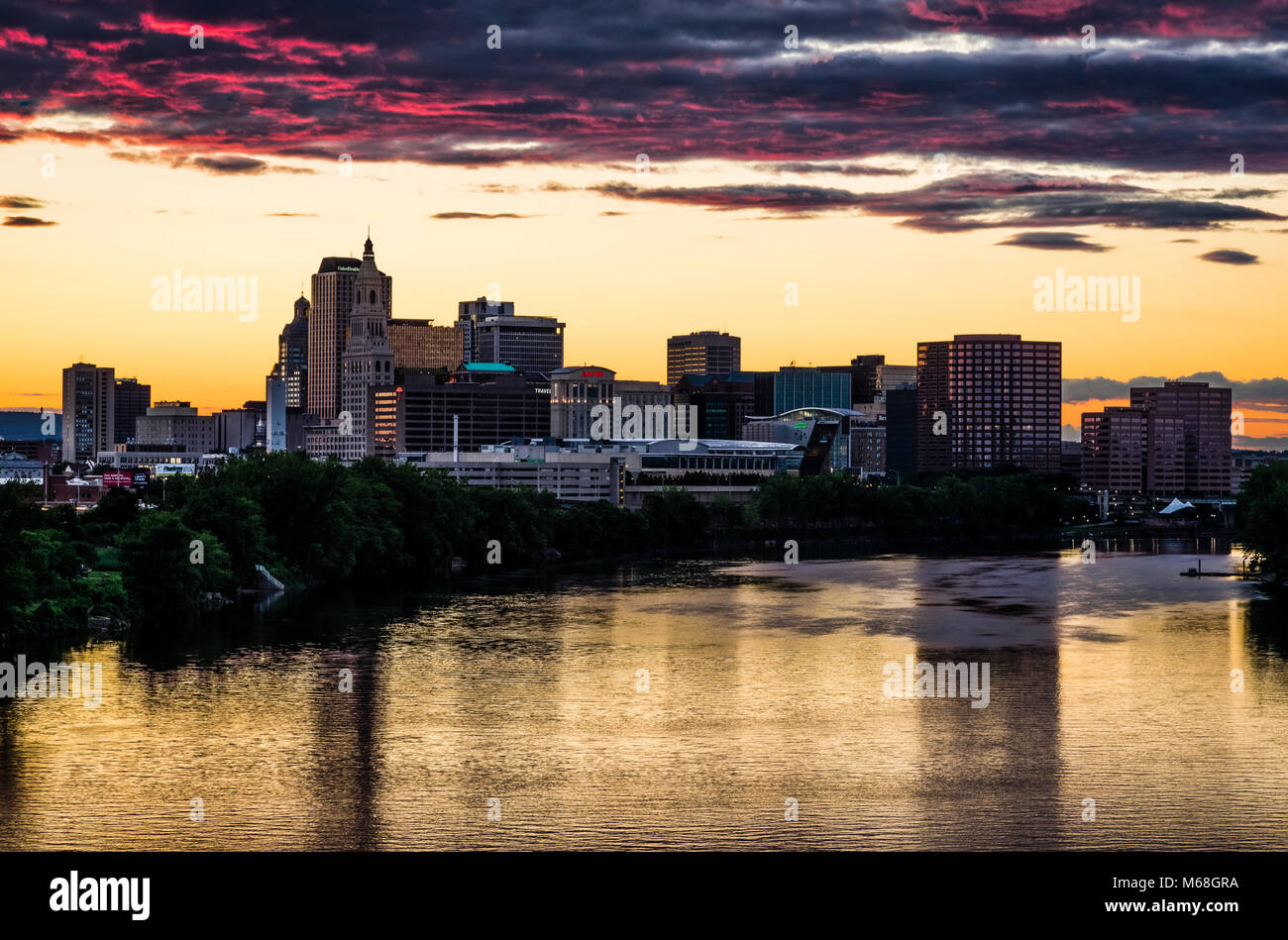 Hartford Skyline Hartford, Connecticut, USA Stock Photo - Alamy