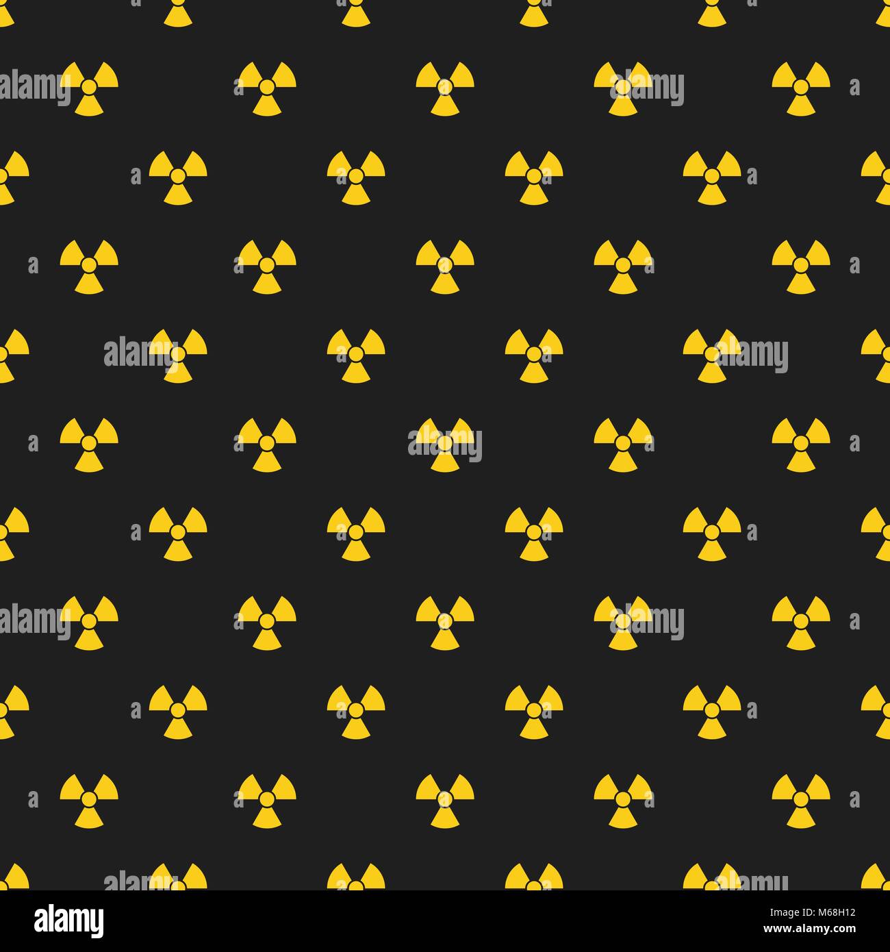 Abstract pattern. Yellow marks of radiation on a black background ...