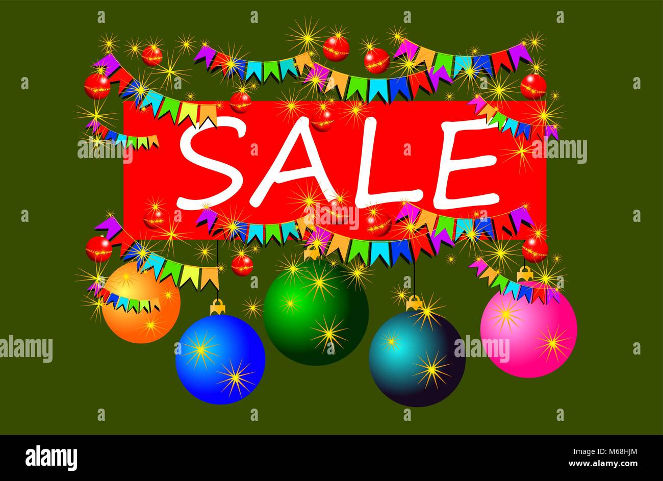 New year background christmas toys Stock Vector Images - Alamy