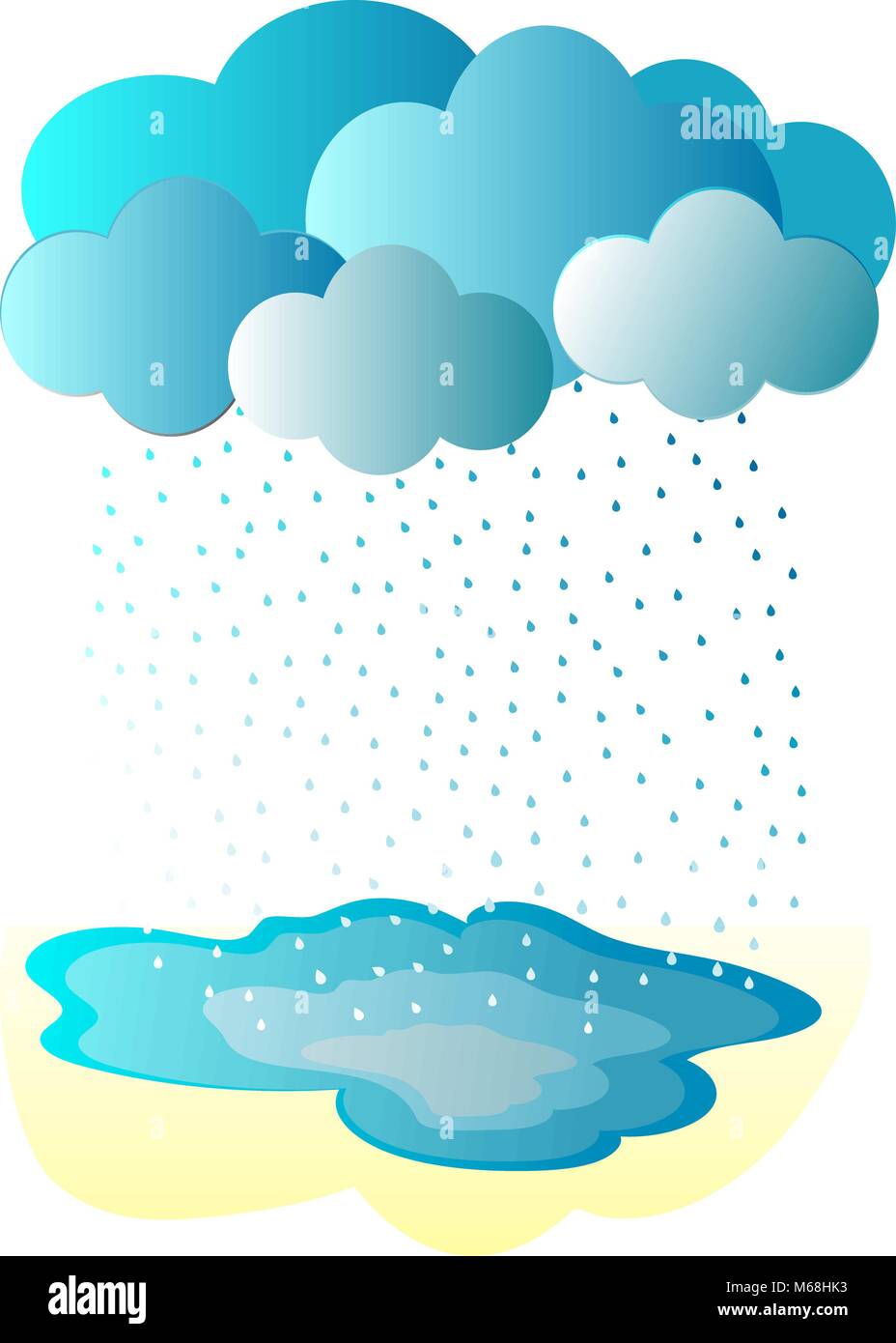 Drops puddle Stock Vector Images - Alamy