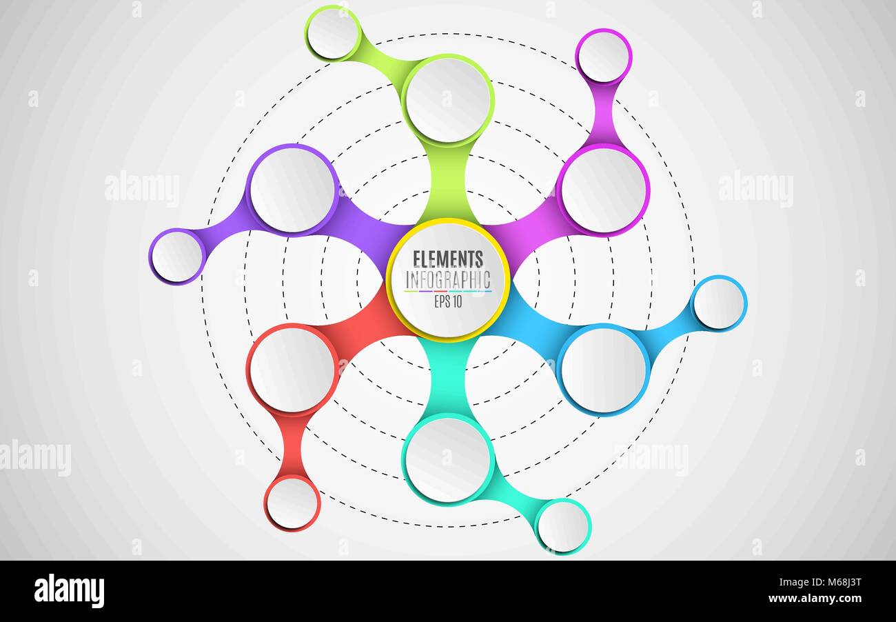 3d elements of infographics for your business projects. Empty paper ...