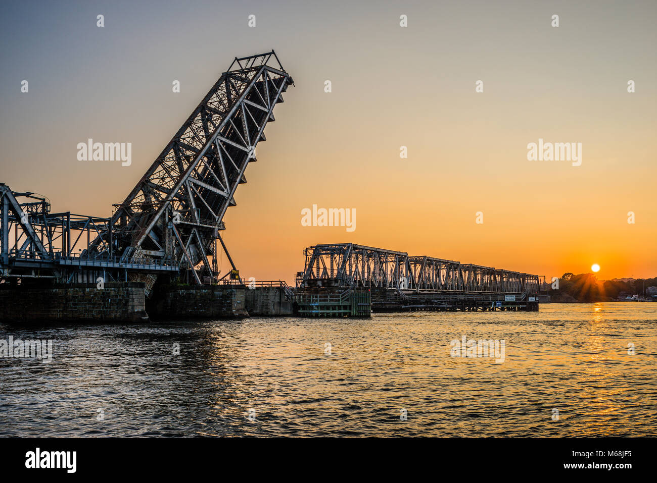 Amtrak Old Saybrook – Old Lyme Bridge Old Lyme, Connecticut, USA Stock ...