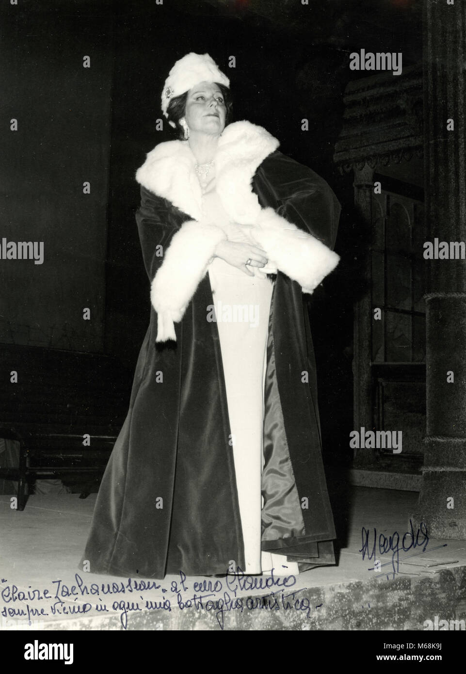 Italian operatic soprano Magda Olivero Stock Photo - Alamy