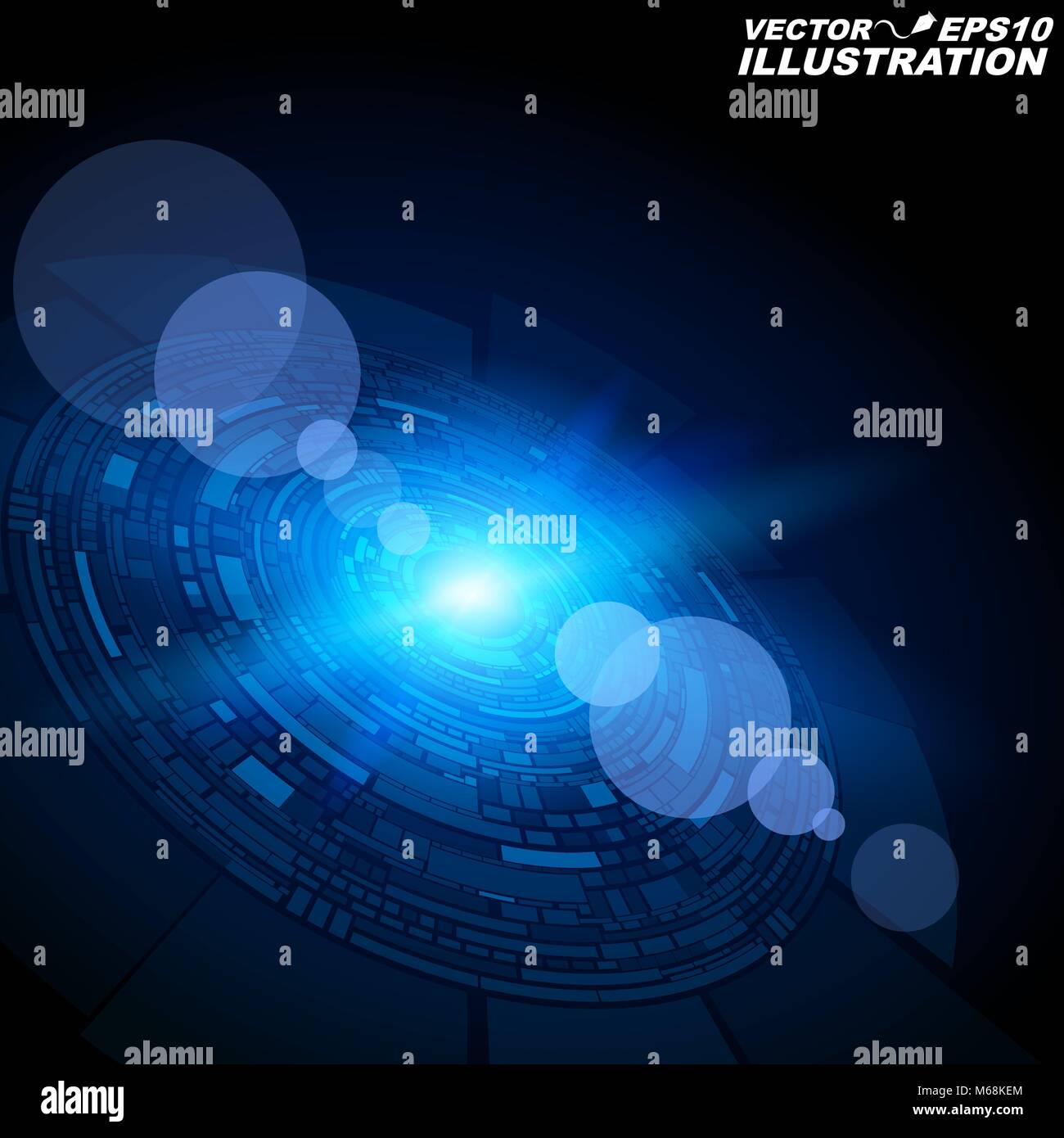 Dark blue hi tech background theme hi-res stock photography and images ...