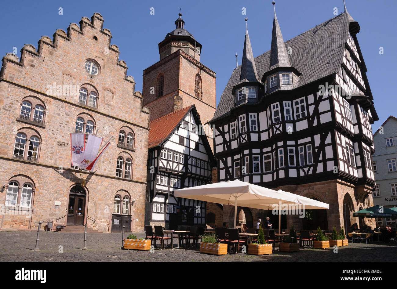 Rathaus Alsfeld, Hessen, Deutschland, Europa Stock Photo - Alamy