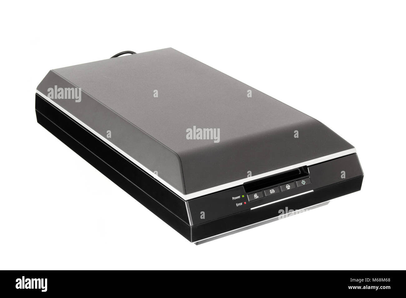 Flatbed scanner isolated on white Stock Photo - Alamy