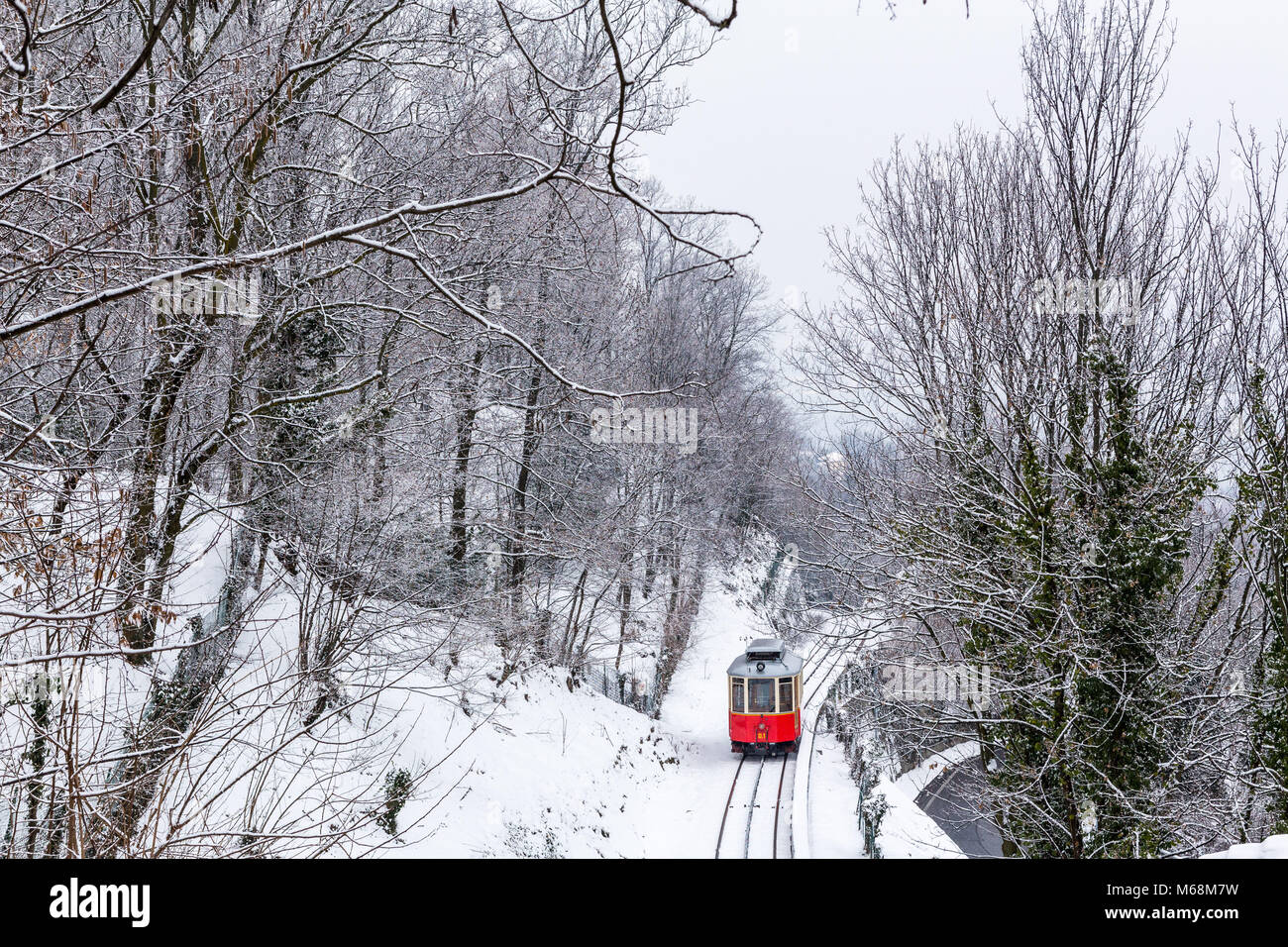Tramway train rack railway hi-res stock photography and images - Alamy