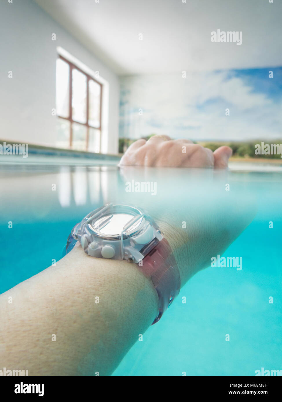 Pool Watch Wet High Resolution Stock Photography and Images - Alamy