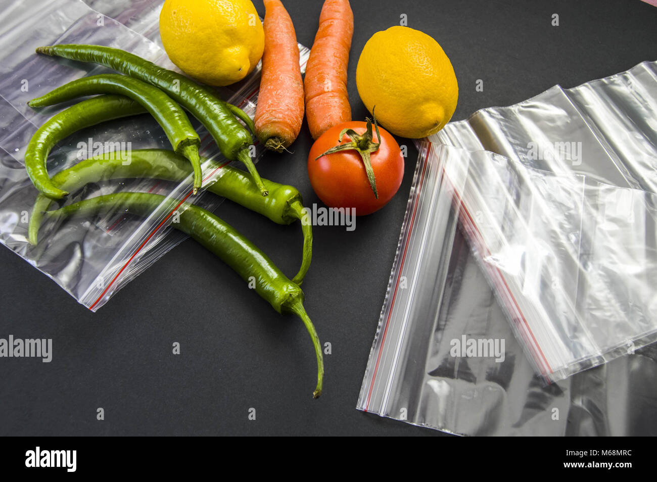 locked bag in the refrigerator to store food, locked refrigerator bag ...