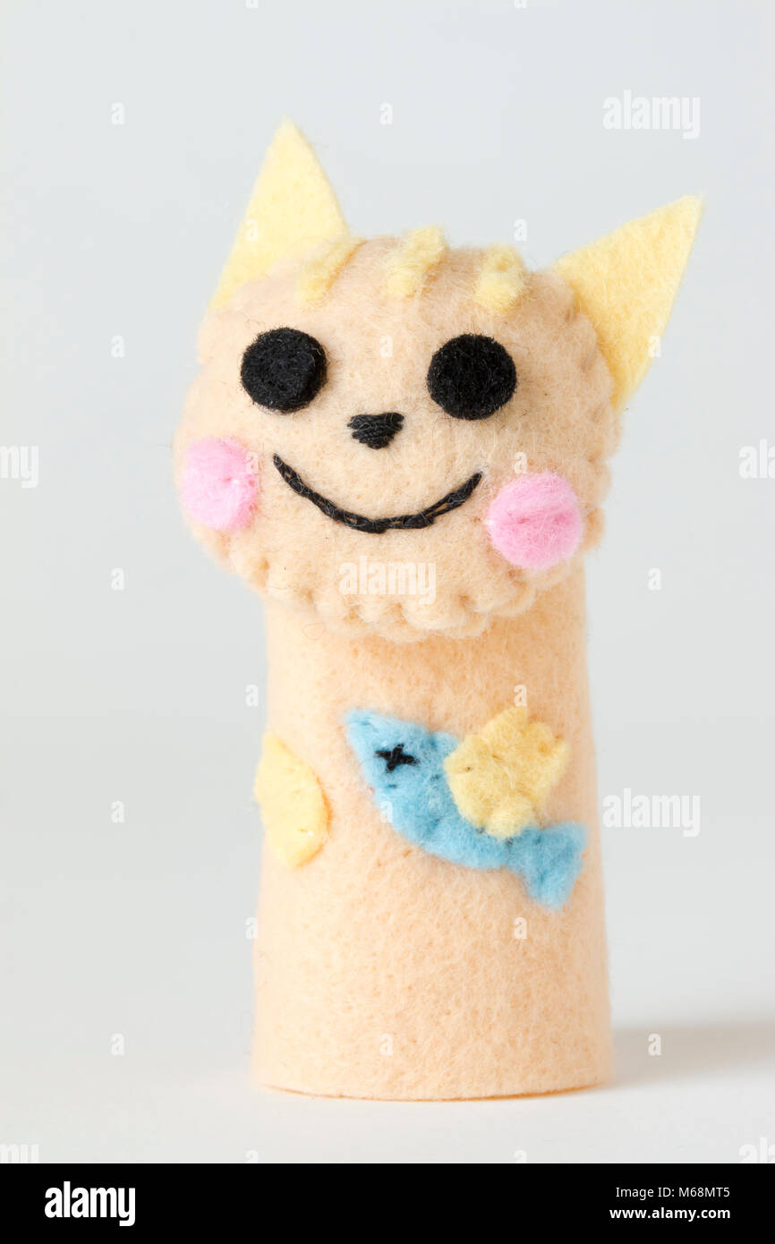 puppet of a cat Stock Photo - Alamy