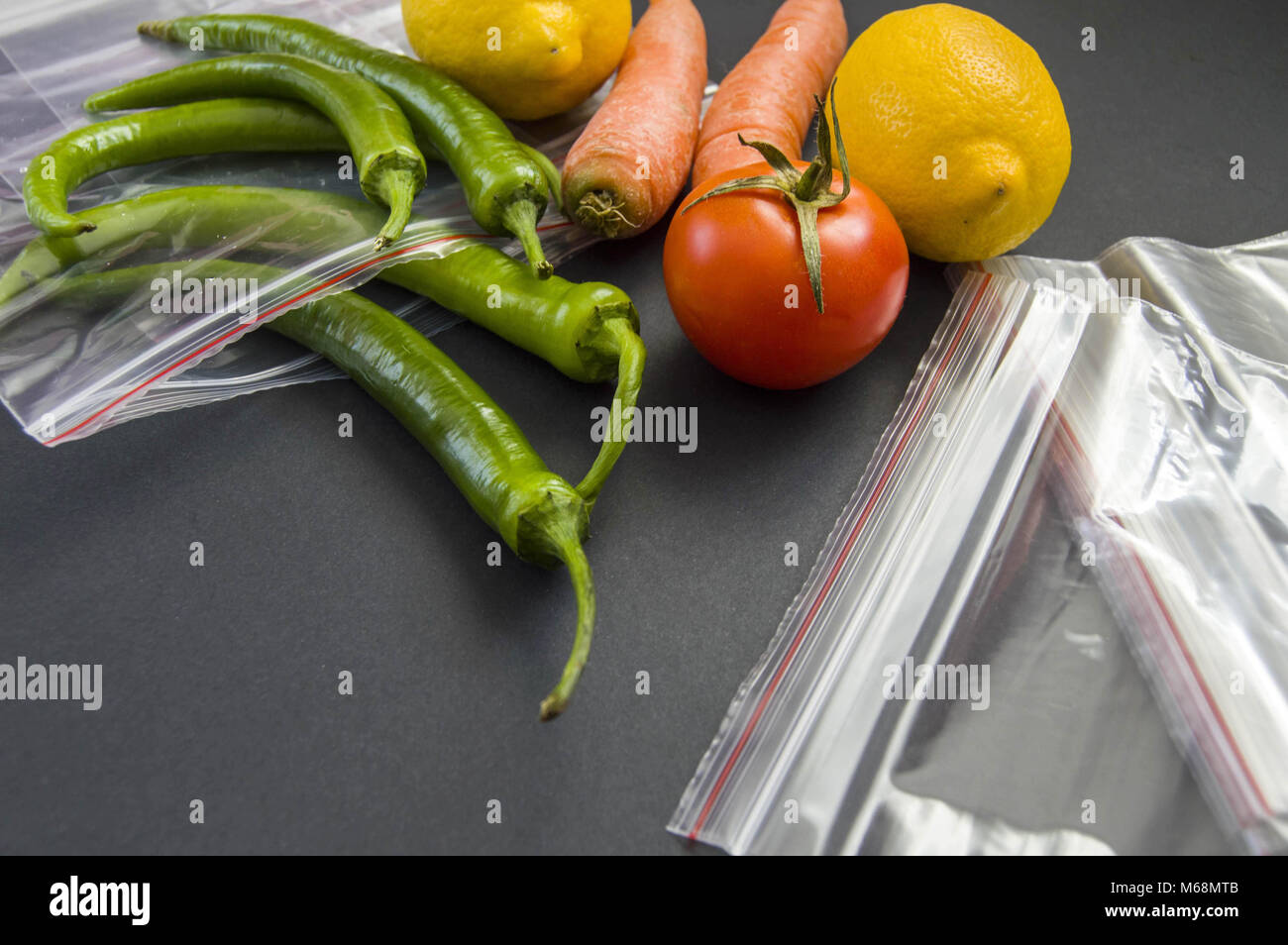 locked bag in the refrigerator to store food, locked refrigerator bag ...