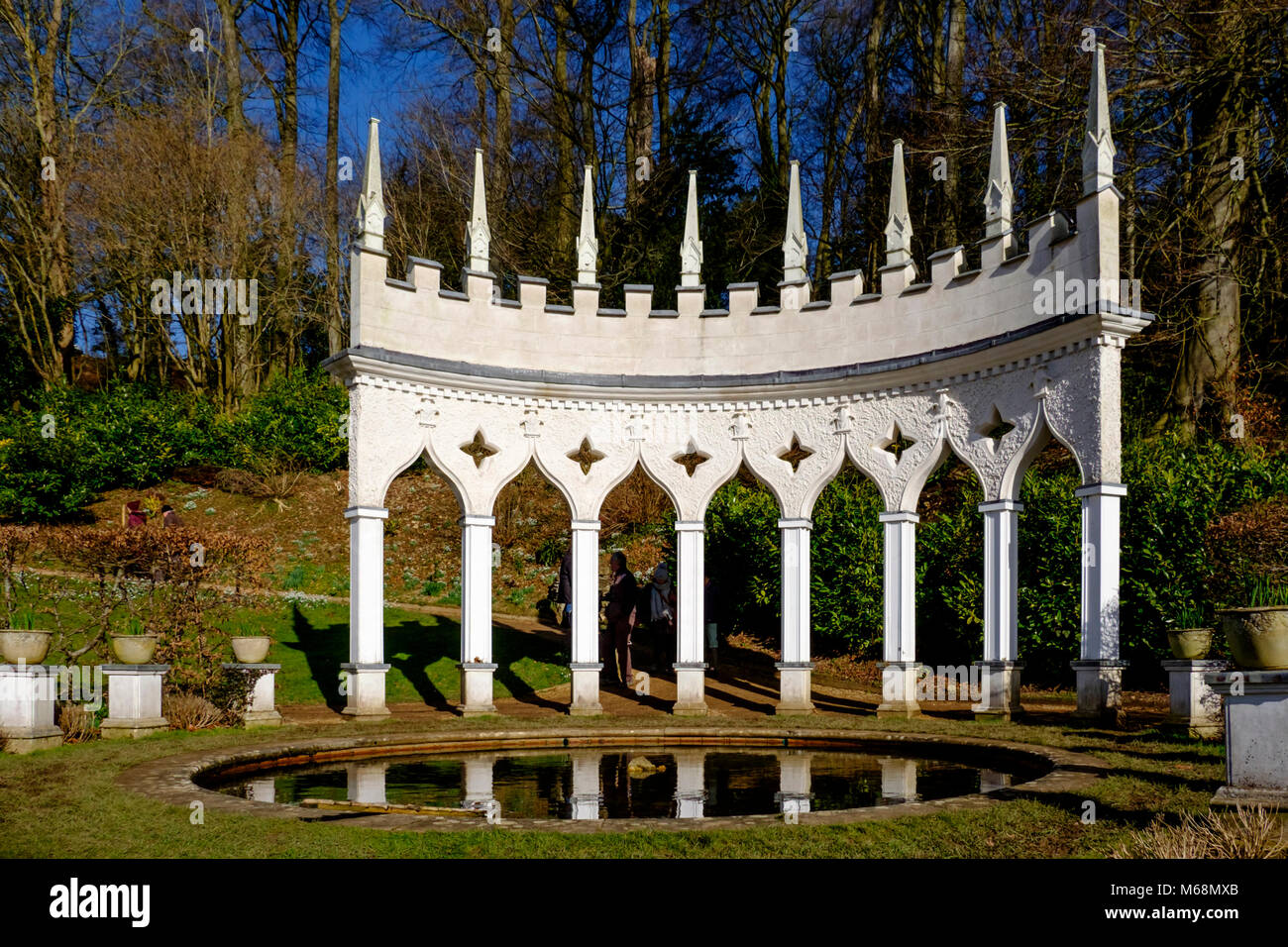 Rococo Garden at Painswick Gloucestershire England UK Stock Photo - Alamy