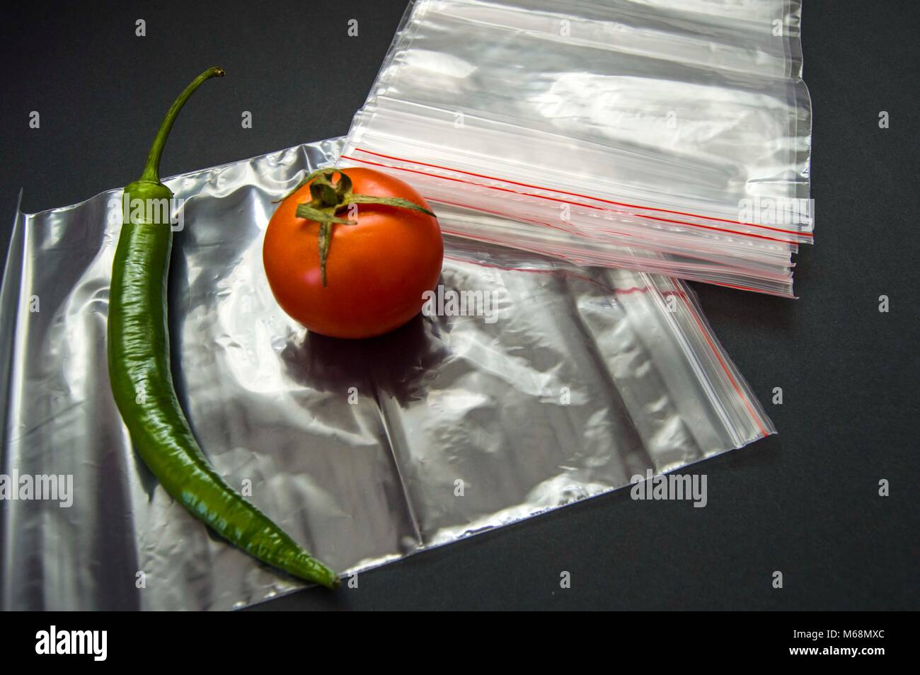 locked bag in the refrigerator to store food, locked refrigerator bag ...