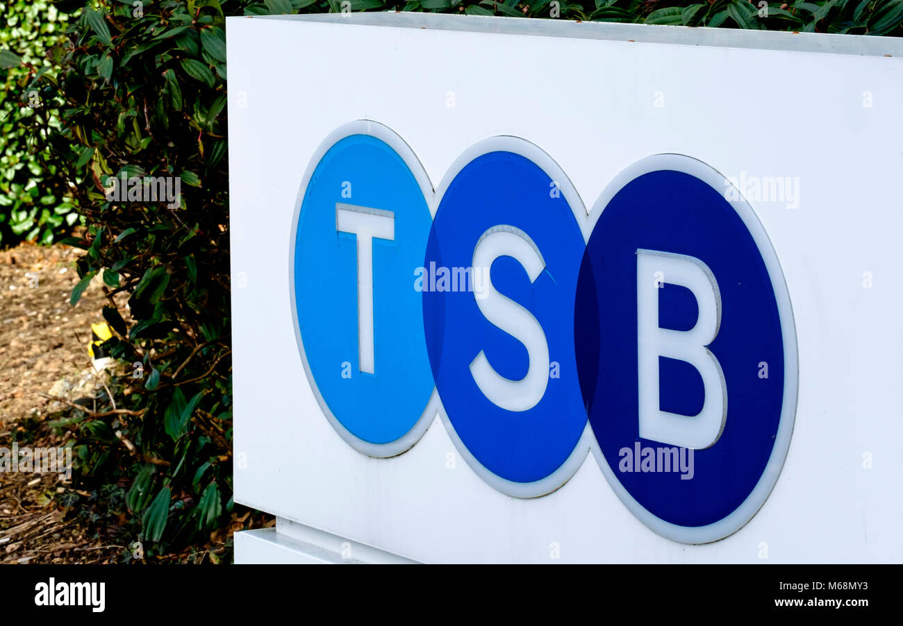 TSB sign Bradley Stoke, Bristol Stock Photo - Alamy