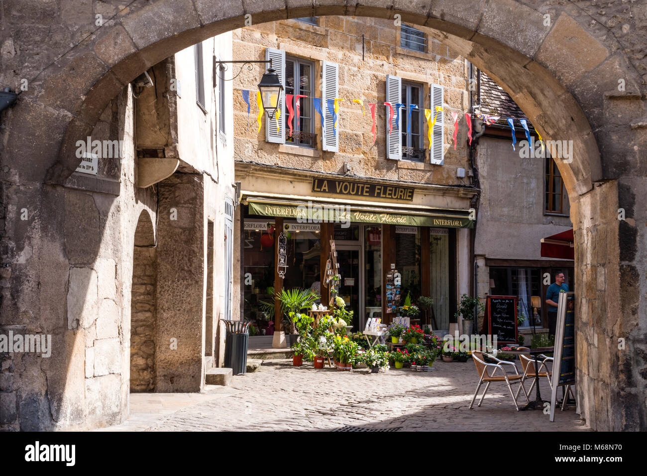 Semur-en-Auxois Côte-d'Or Bourgogne-Franche-Comte France Stock Photo ...