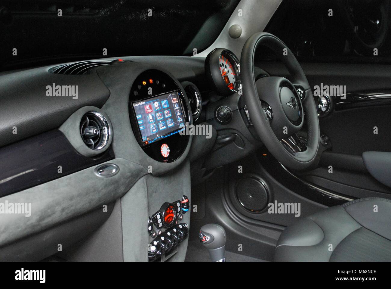 Luxury Car Interiors Stock Photo - Alamy