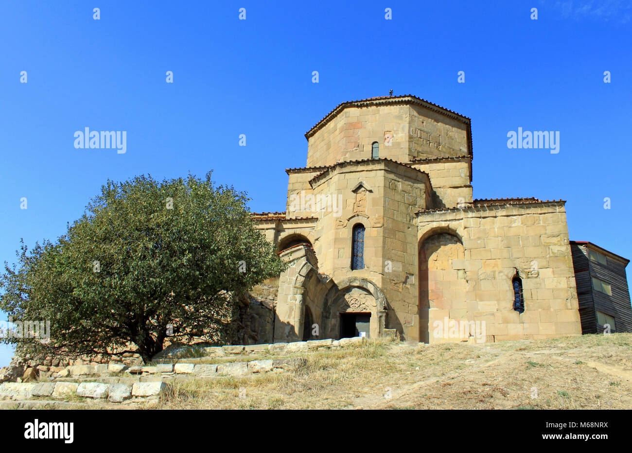 Famous Jvari church near Tbilisi in Georgia Stock Photo - Alamy
