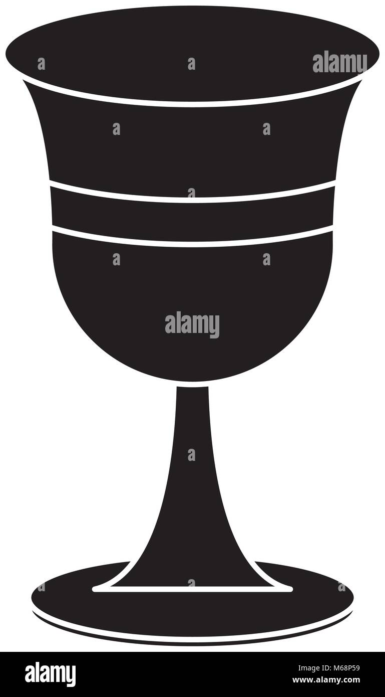 Holy grail icon over white background, vector illutration Stock Vector ...