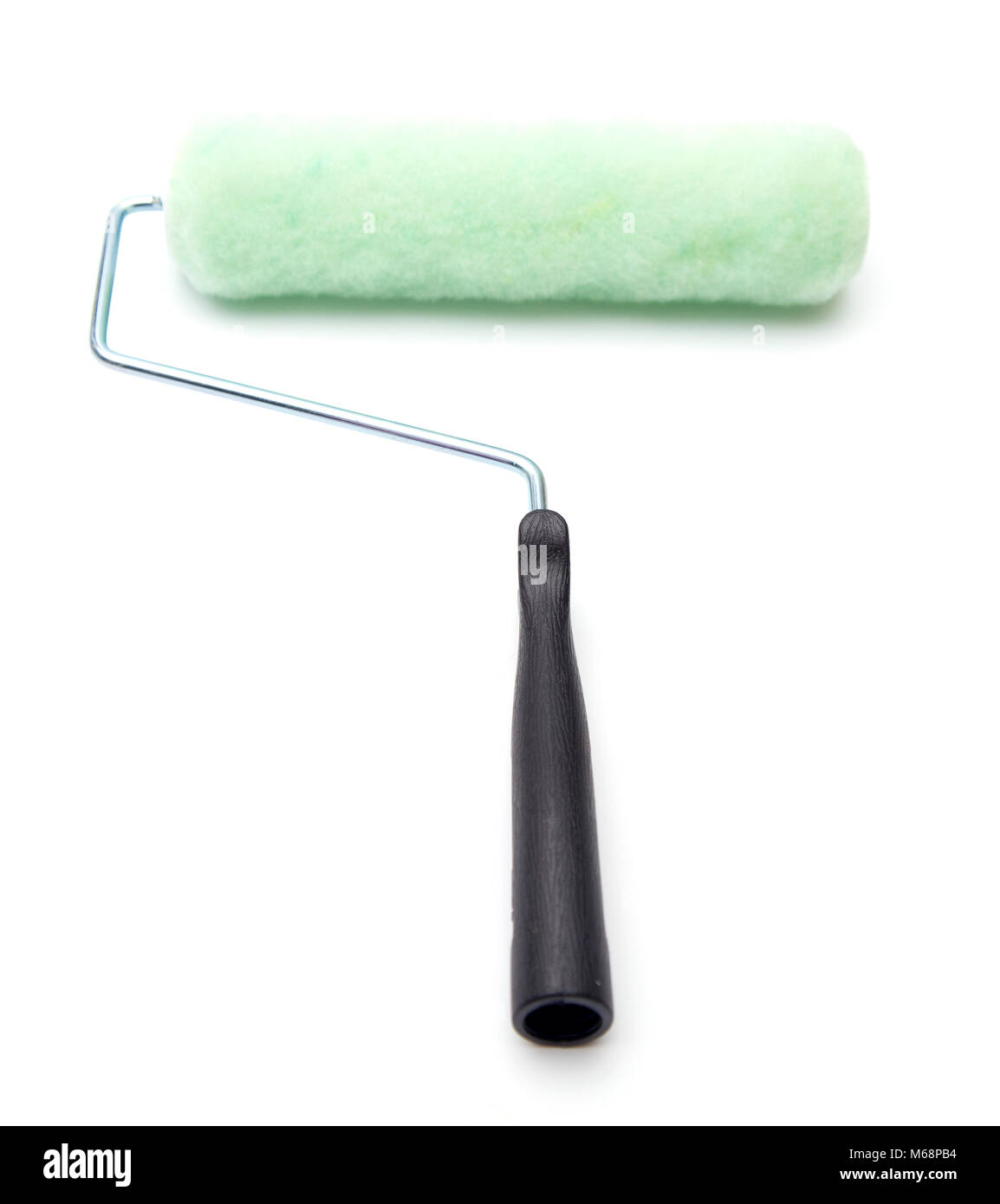 Simple Paint Roller on a White Background Stock Photo - Alamy