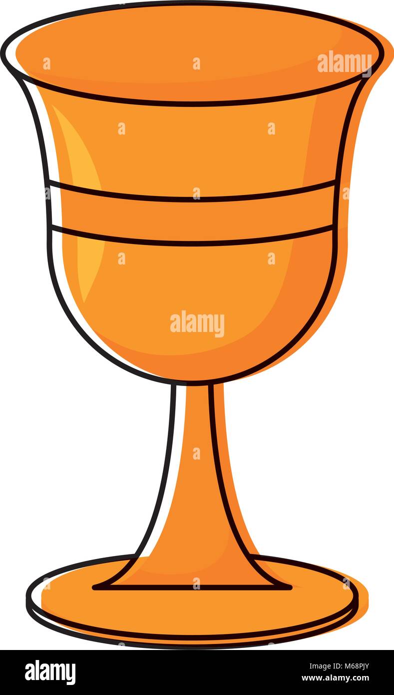 Holy grail icon over white background, colorful design. vector ...