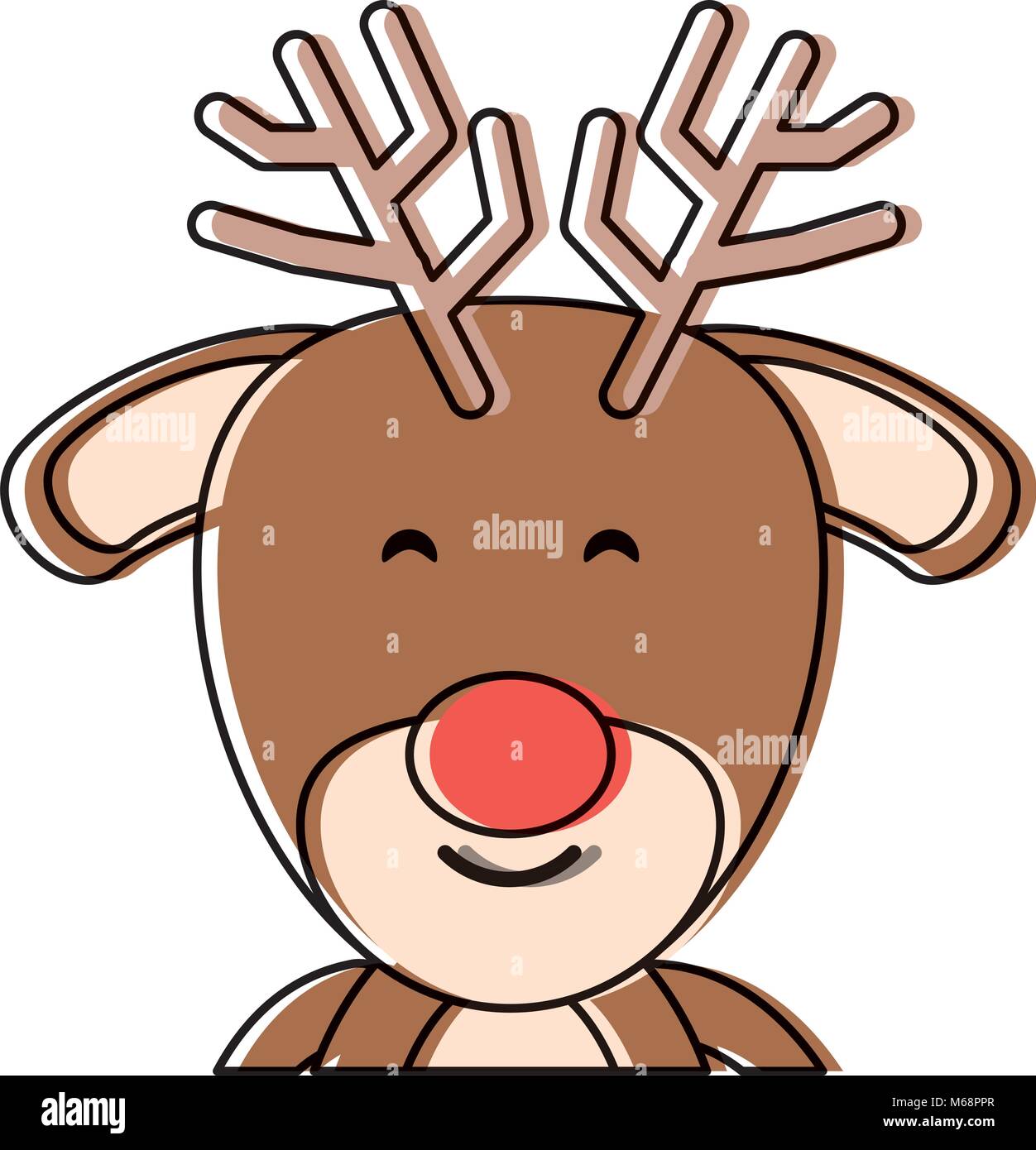 Rudolph red nosed reindeer rudolf red nosed reindeer Stock Vector ...