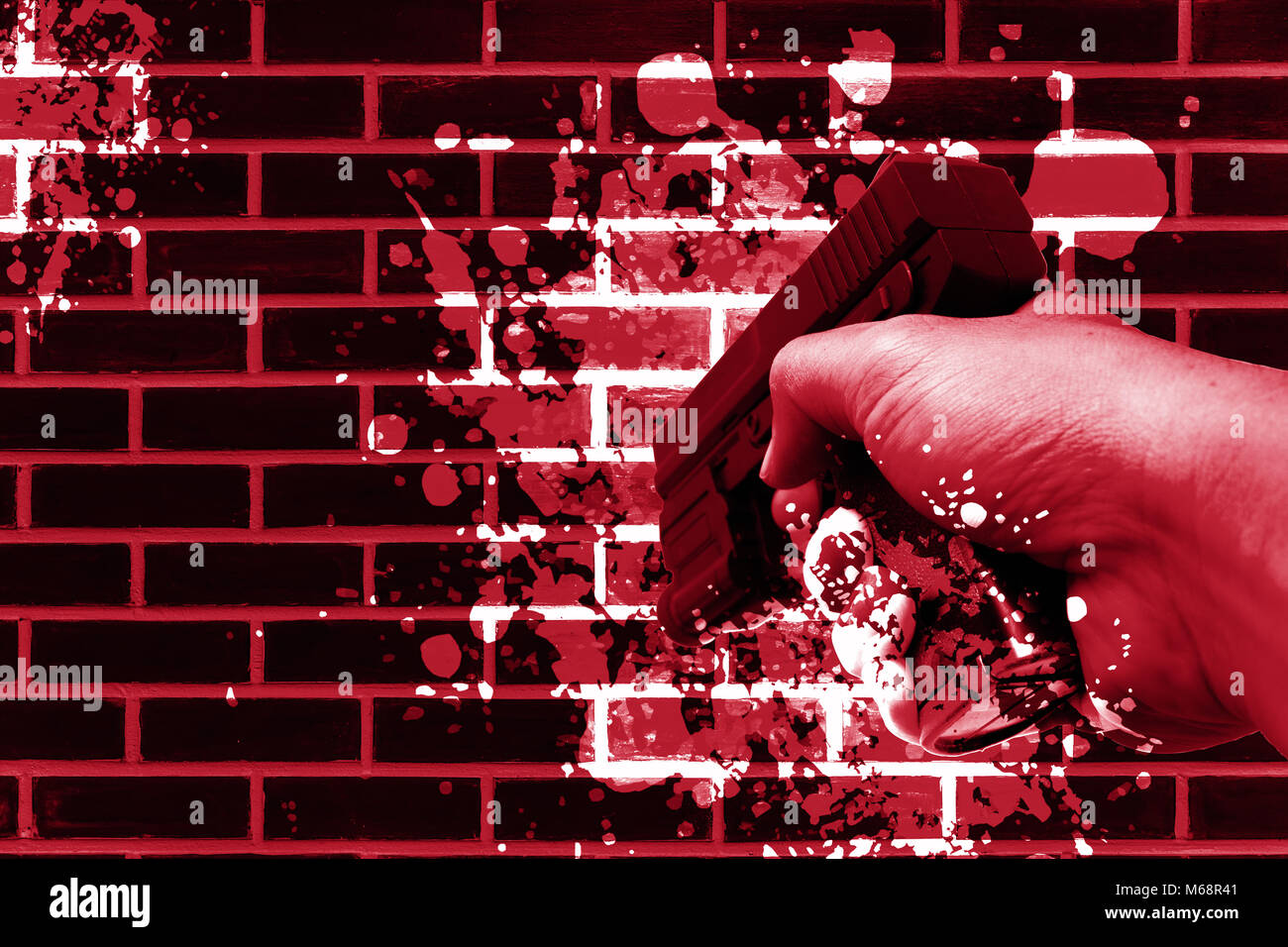 Blood Spray From Gunshot