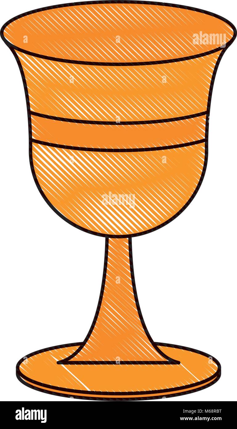 Holy grail icon over white background, colorful design. vector ...