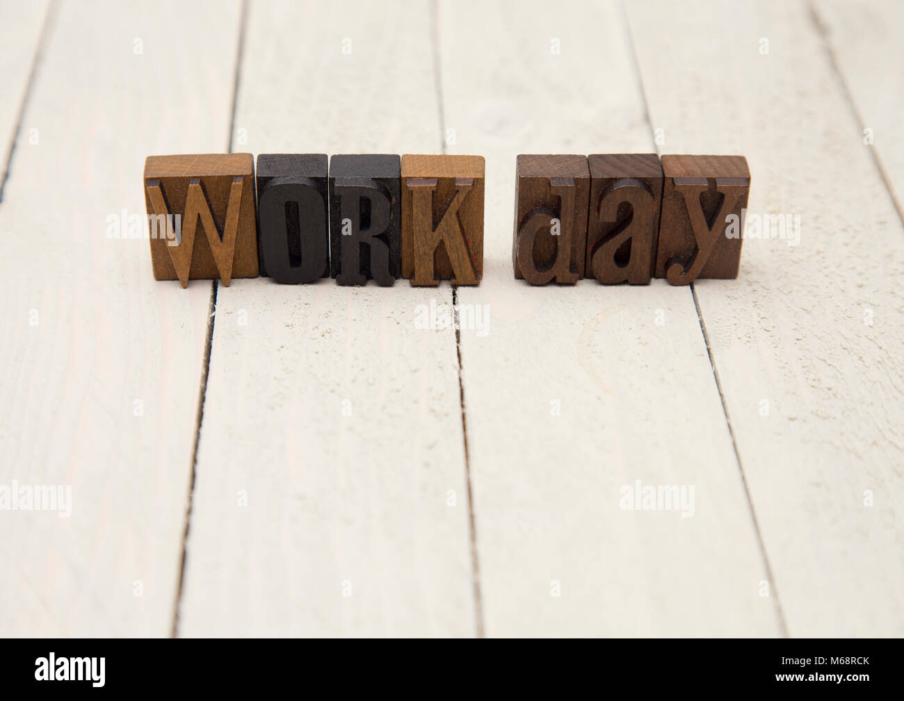 Work day alphabet hi-res stock photography and images - Alamy
