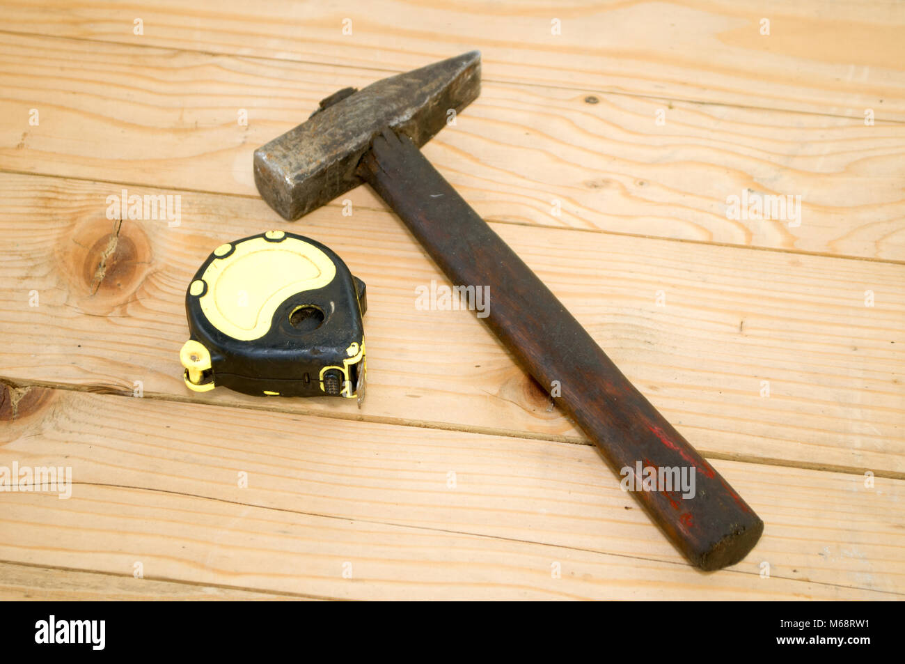 Meter and hammer Stock Photo - Alamy