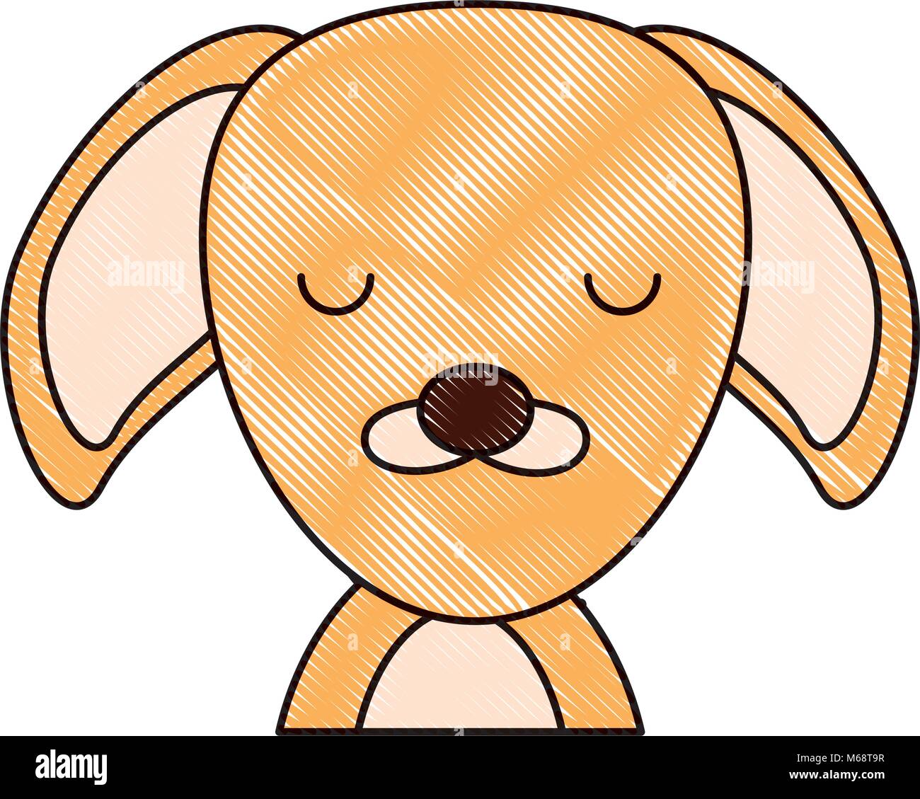 cute puppy icon over white background, colorful design vector ...