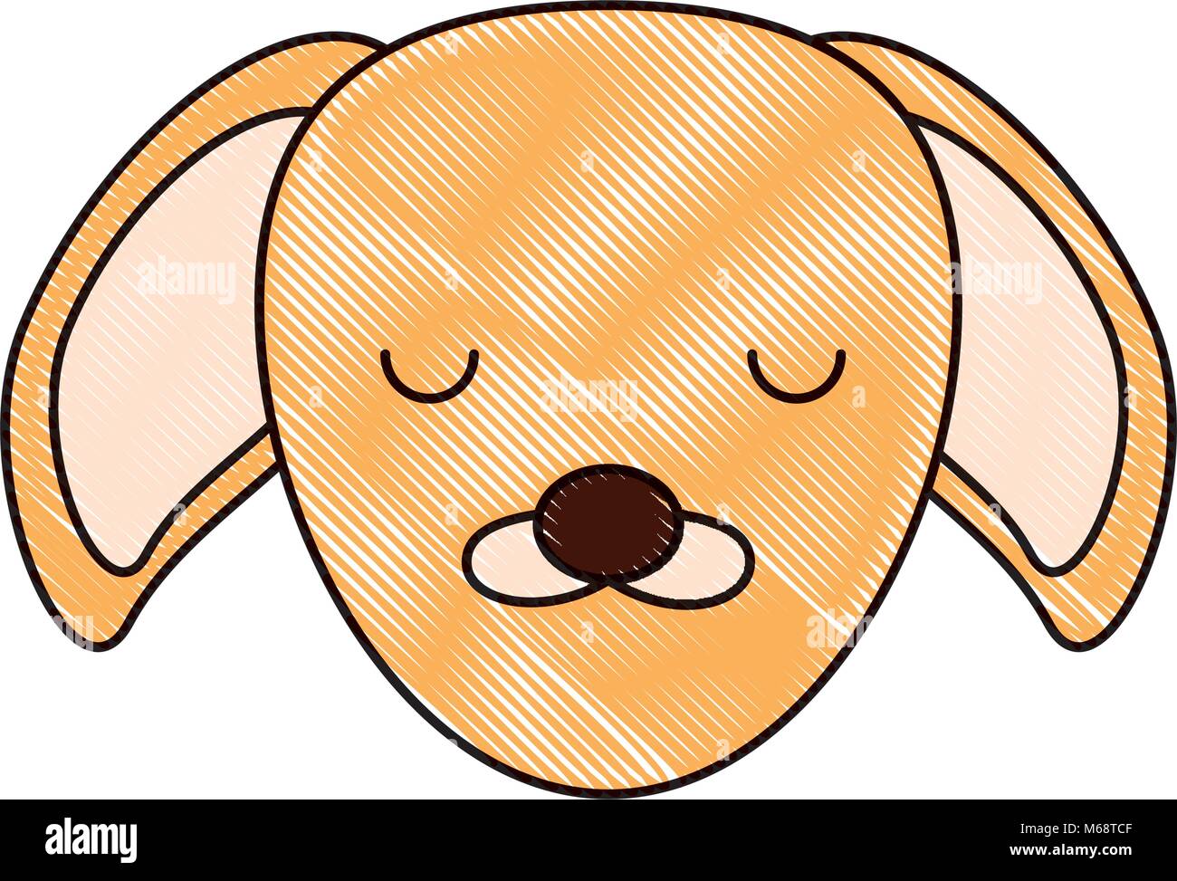 cute dog face icon over white background, colorful design vector ...