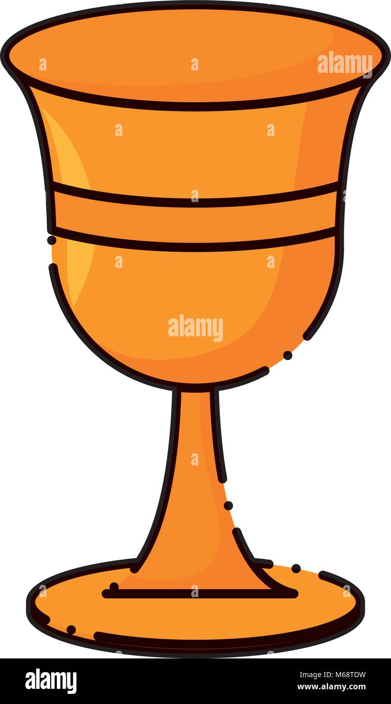 Holy grail icon over white background, colorful design. vector ...