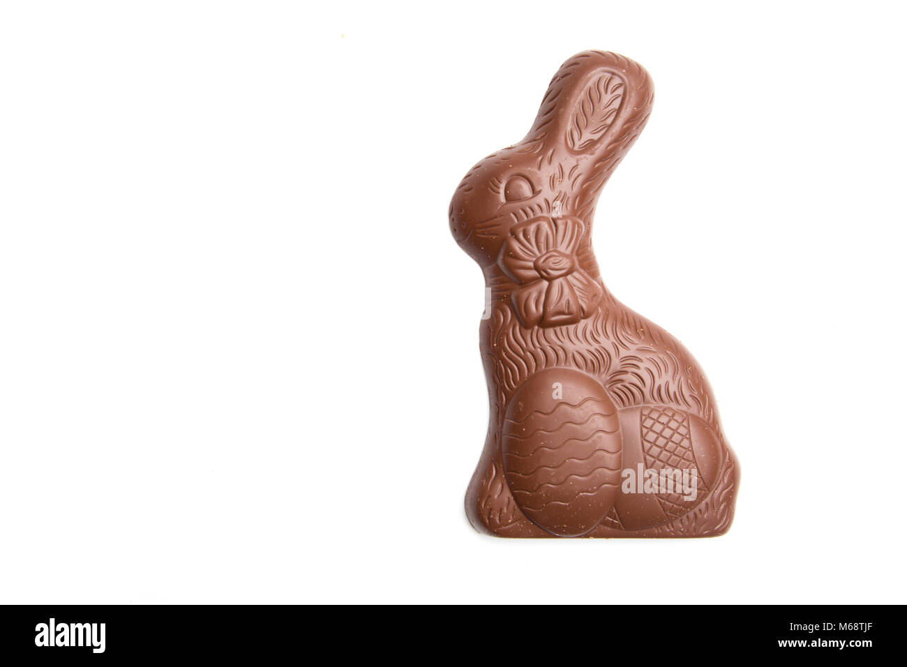 Solid Chocolate Easter Bunny Rabbit Stock Photo - Alamy