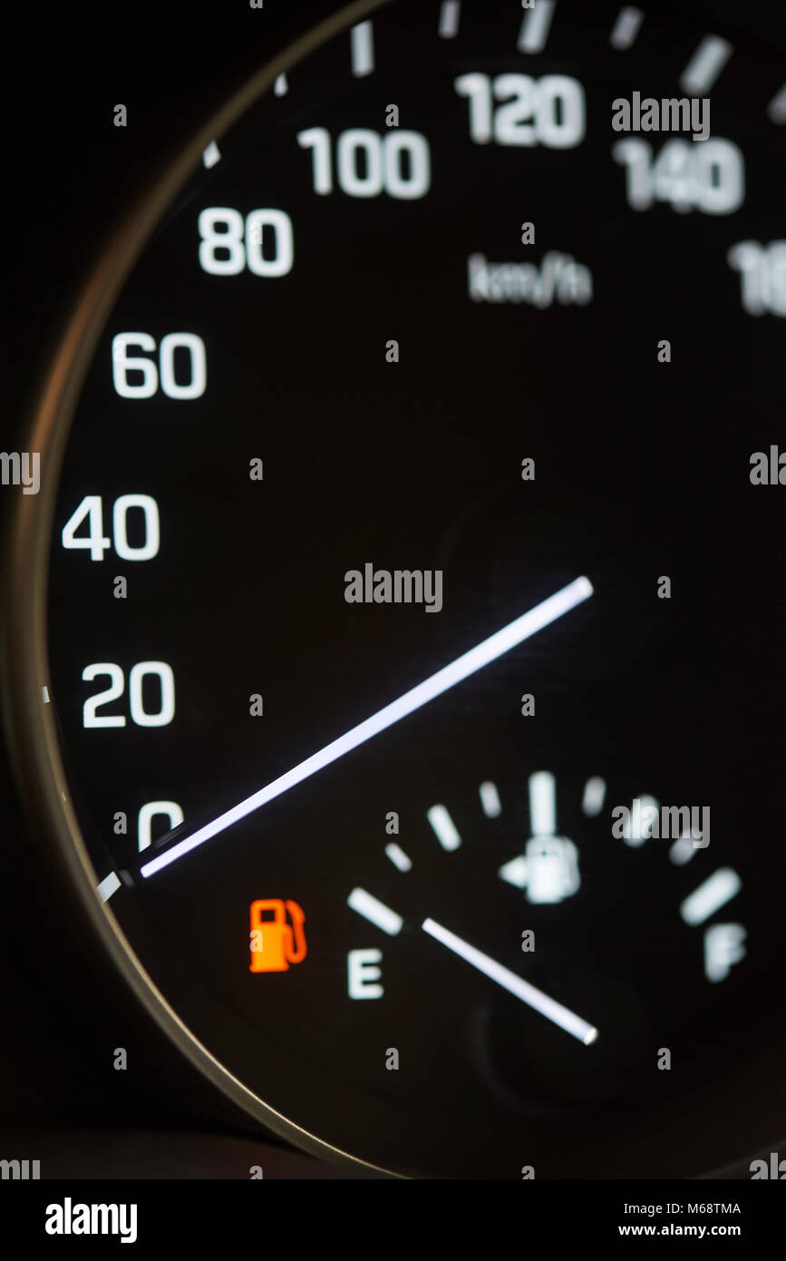 Car’s speedometer in close up hi-res stock photography and images - Alamy