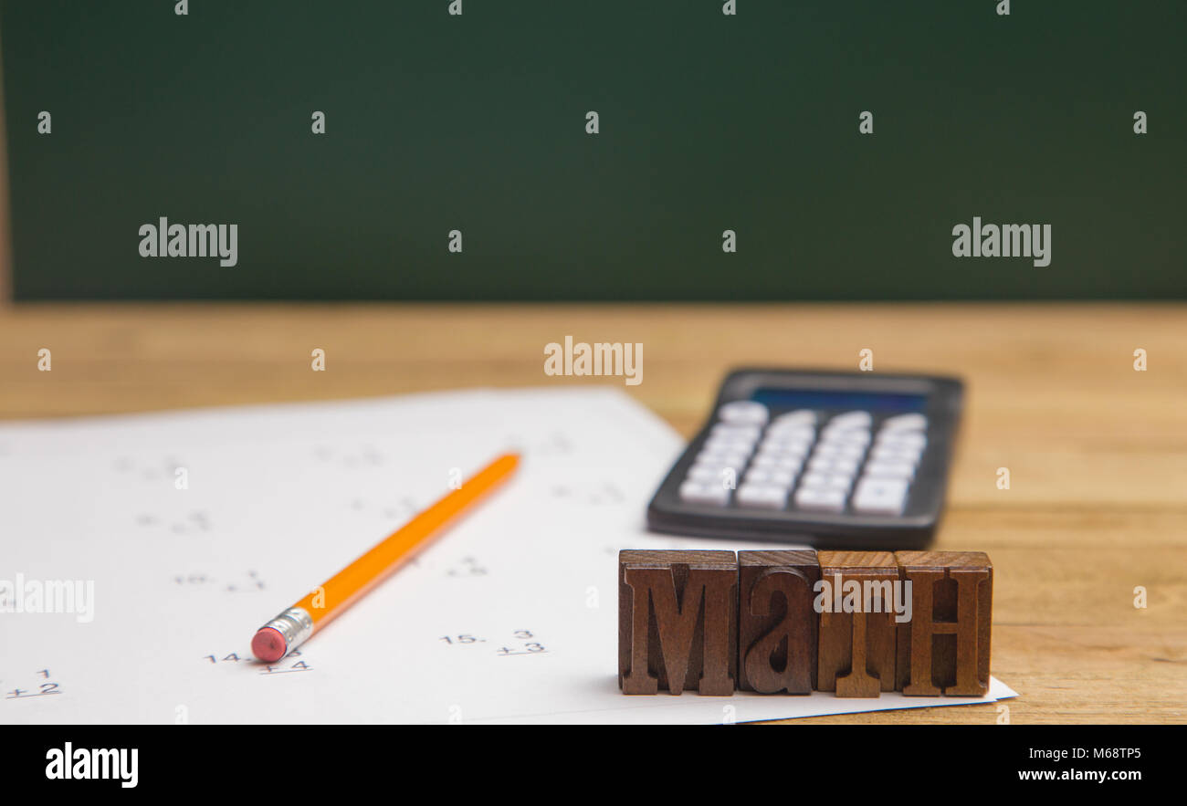 Counting math worksheet hi-res stock photography and images - Alamy