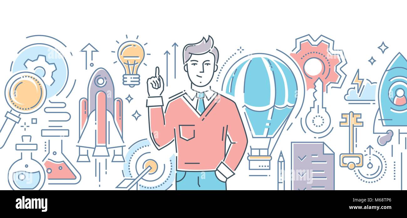 Creative concept idea key Stock Vector Images - Alamy