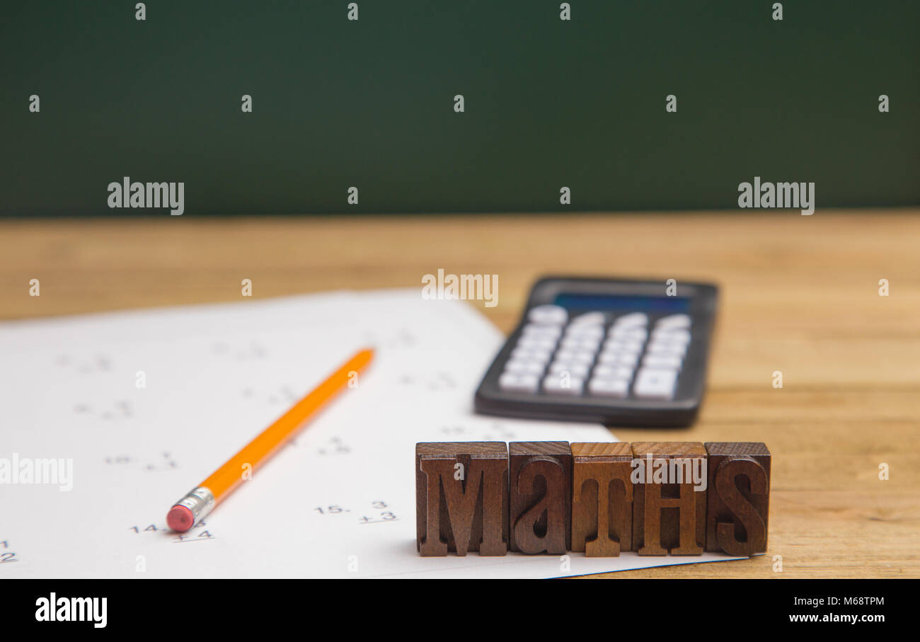 Simple maths hi-res stock photography and images - Alamy