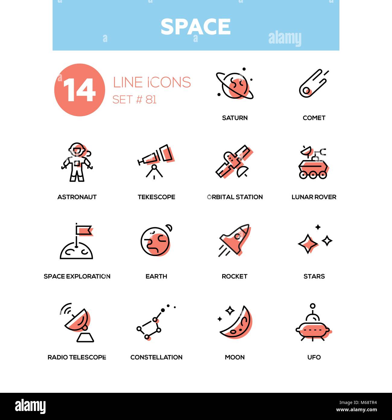 Space station design Stock Vector Images - Alamy