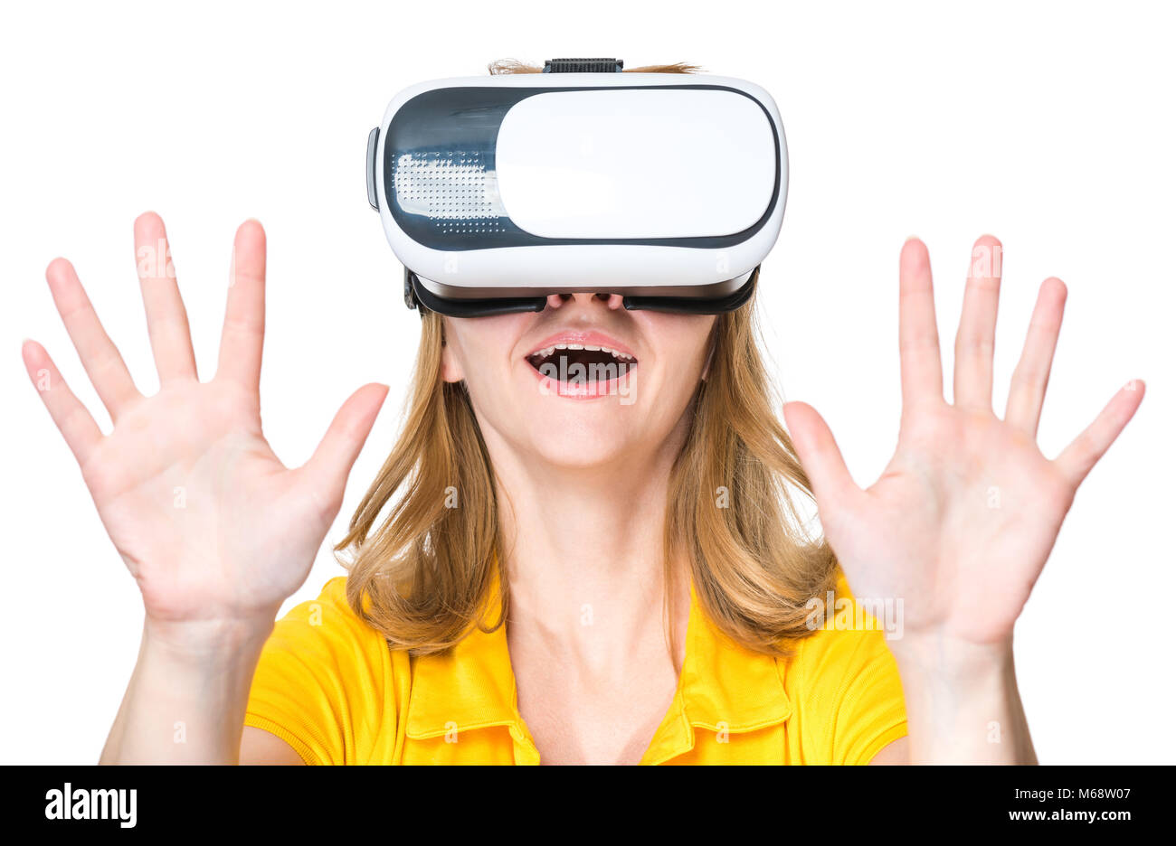 Beautiful cyber woman hi-res stock photography and images - Alamy