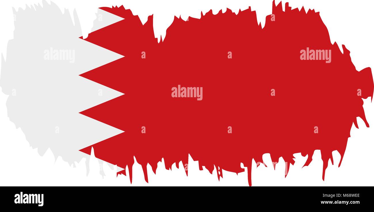 Bahrain flag, vector illustration Stock Vector Image & Art - Alamy