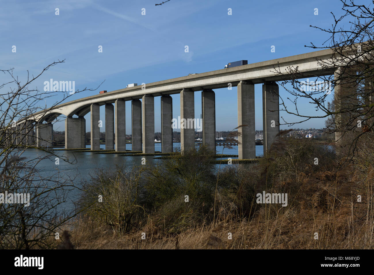 River Orwell Bridge Stock Photo - Alamy