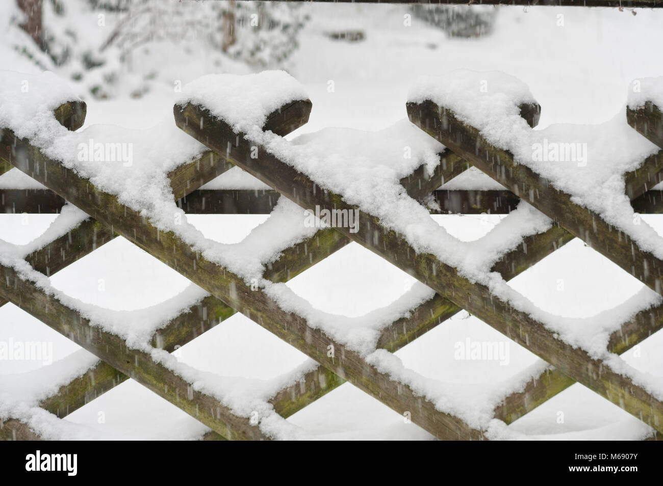 Wooden criss cross fence hi-res stock photography and images - Alamy